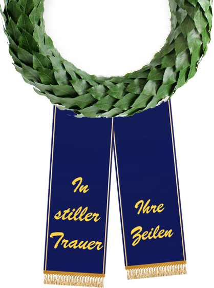 Trauerschleife online bestellen & selbst gestalten | Schuster ...